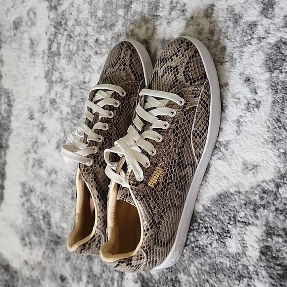 Puma | Shoes | Puma Snakeskin Sneaker | Poshmark